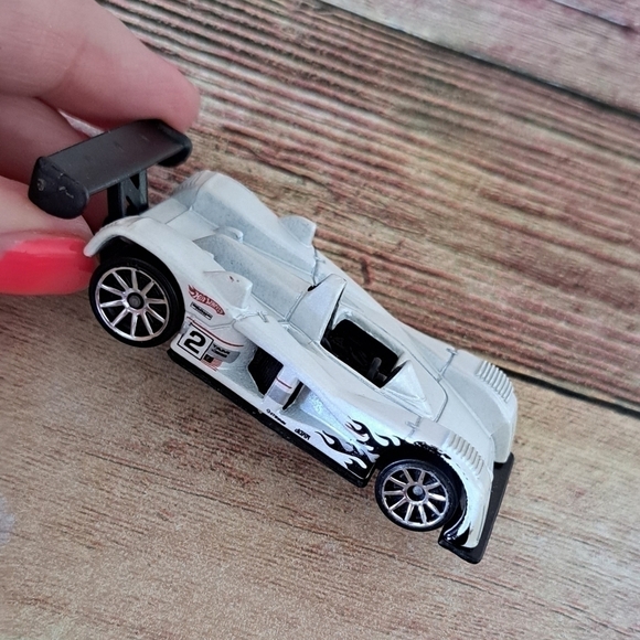 Mattel | Toys | Hot Wheels Cadillac Lmp Race Car Mattel Black And White ...